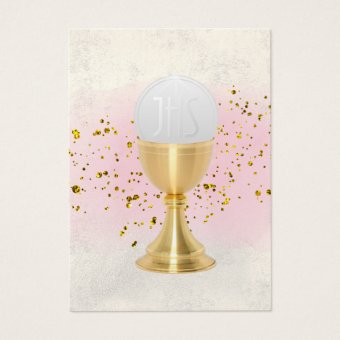 First Holy Communion remembrance card | Zazzle