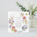 First Holy Communion Spring Summer Wildflower Invitation | Zazzle