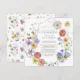First Holy Communion Spring Summer Wildflower Invitation | Zazzle