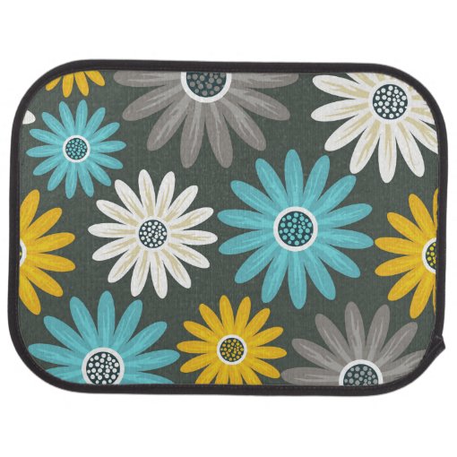 First Impression Floral Full Set Car Mats | Zazzle