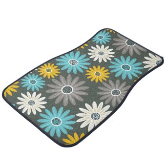 First Impression Floral Full Set Car Mats | Zazzle