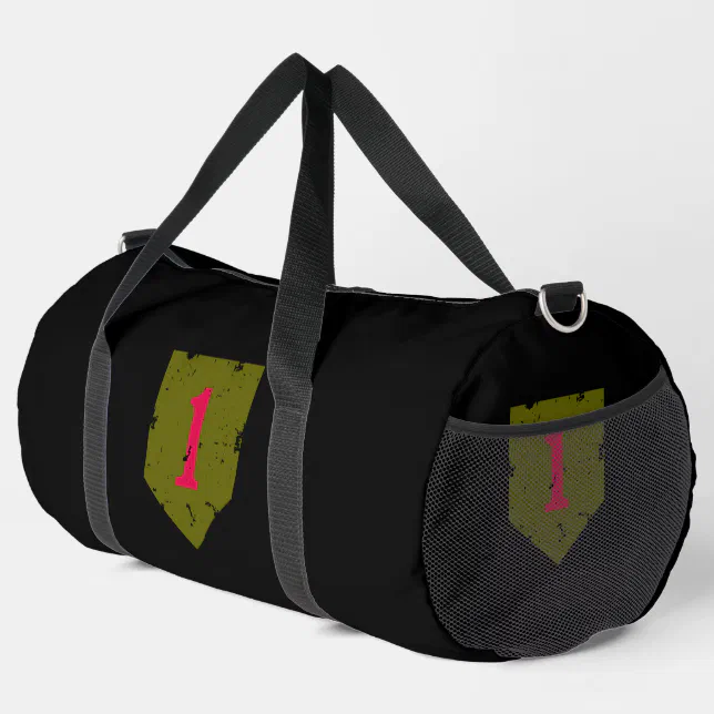 First Infantry Division "Big Red One" Distressed Duffle Bag | Zazzle