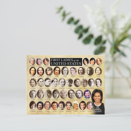 First Ladies of the United States of America Postcard | Zazzle