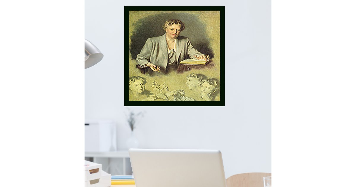 First Lady Anna Eleanor Roosevelt Poster | Zazzle
