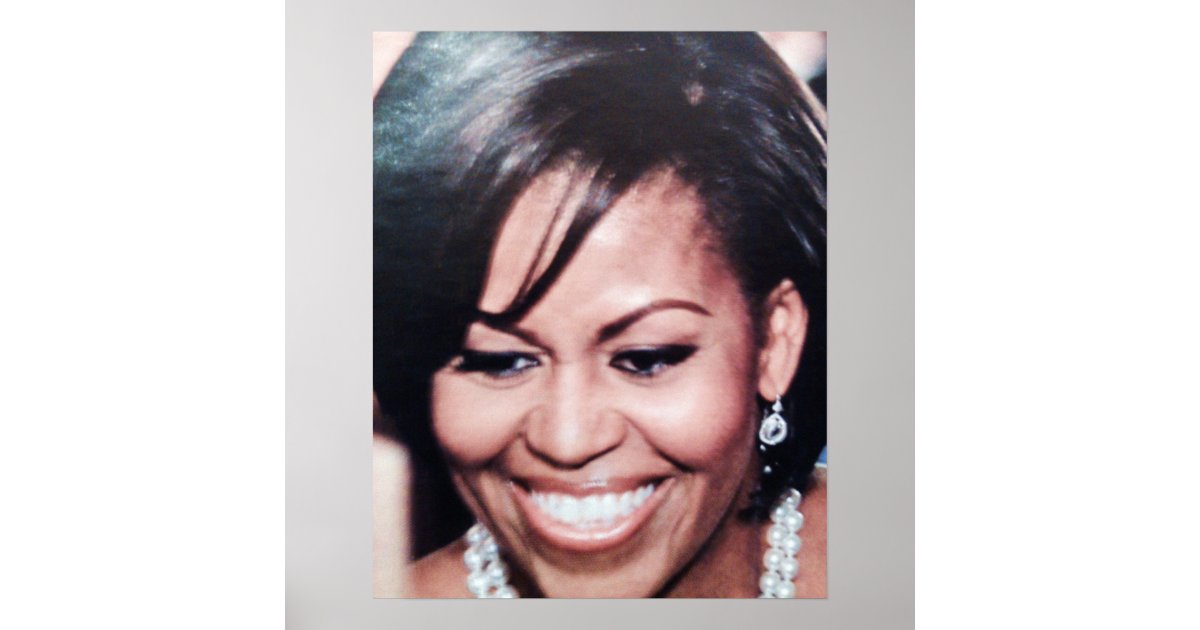 FIRST LADY, MICHELLE OBAMA poster | Zazzle