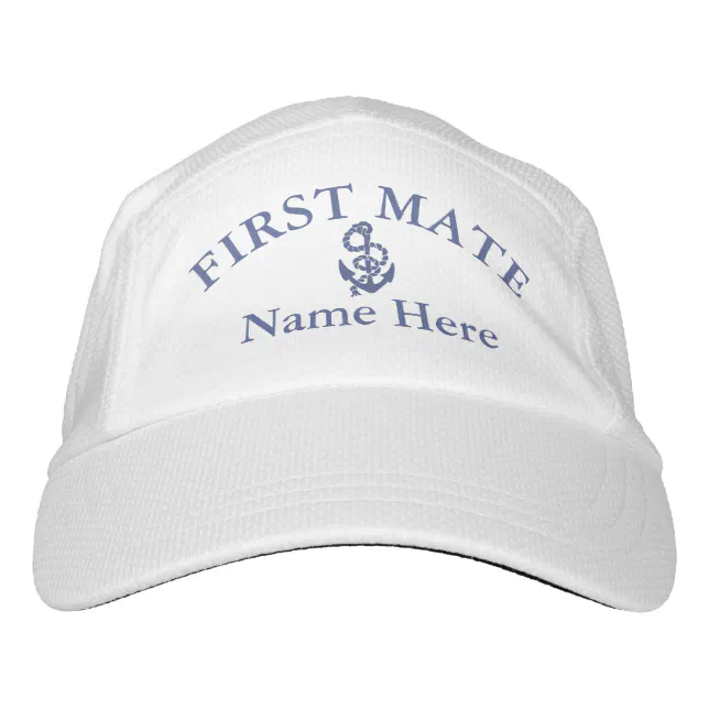 First Mate - customizable Hat | Zazzle