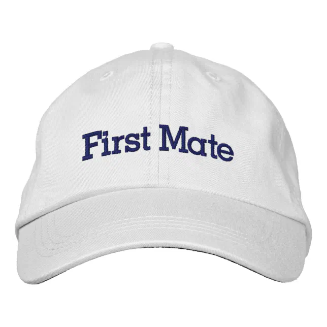 First Mate Hat | Zazzle