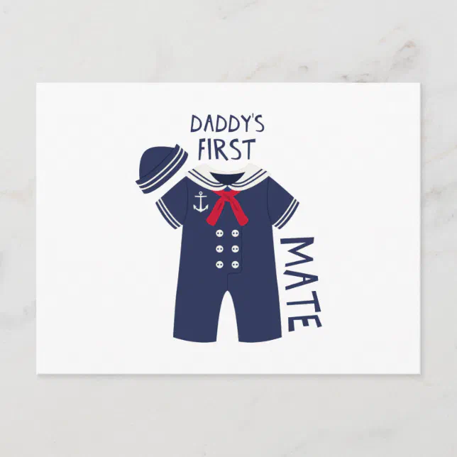 First Mate Postcard | Zazzle
