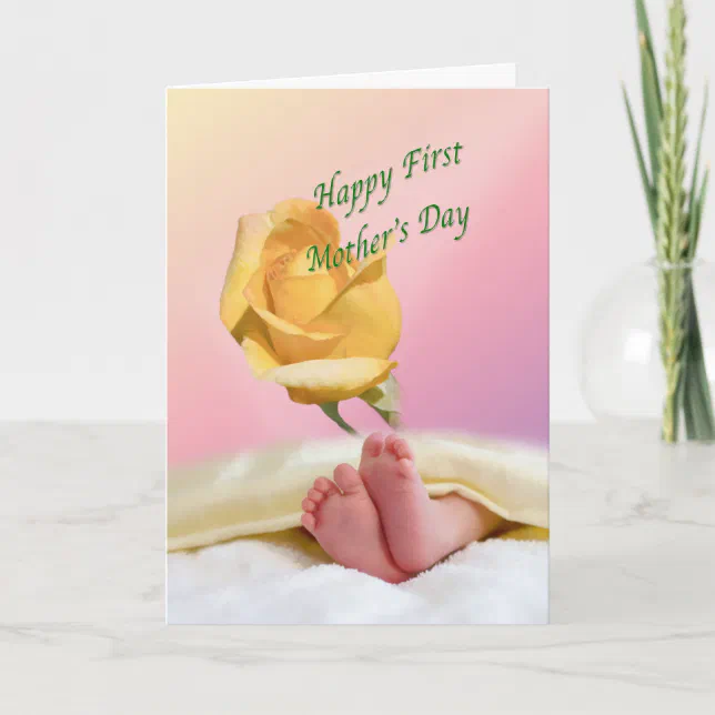 First Mother's Day Card | Zazzle