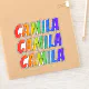 First Name "CAMILA" w/ Fun Rainbow Coloring Sticker | Zazzle