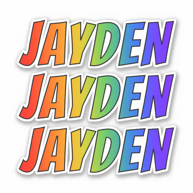 jayden name coloring
