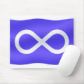 First Nations Metis Flag Art Mousepad | Zazzle