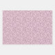 First Period Party Pastel Pink Tampon Pad Pattern Wrapping Paper Sheets ...