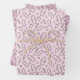 First Period Party Pastel Pink Tampon Pad Pattern Wrapping Paper Sheets ...
