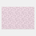 First Period Party Pastel Pink Tampon Pad Pattern Wrapping Paper Sheets ...