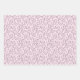 First Period Party Pastel Pink Tampon Pad Pattern Wrapping Paper Sheets ...