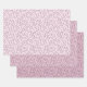 First Period Party Pastel Pink Tampon Pad Pattern Wrapping Paper Sheets ...
