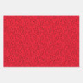 First Period Party Red Tampon Pad Pattern Wrapping Paper Sheets | Zazzle