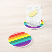 First Rainbow Gay Pride Flag Coaster | Zazzle