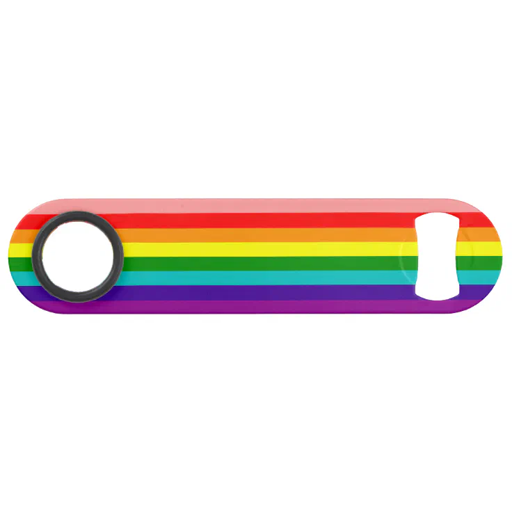 First Rainbow Pride Flag Bar Key | Zazzle