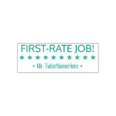 "FIRST-RATE JOB!" Feedback Rubber Stamp | Zazzle