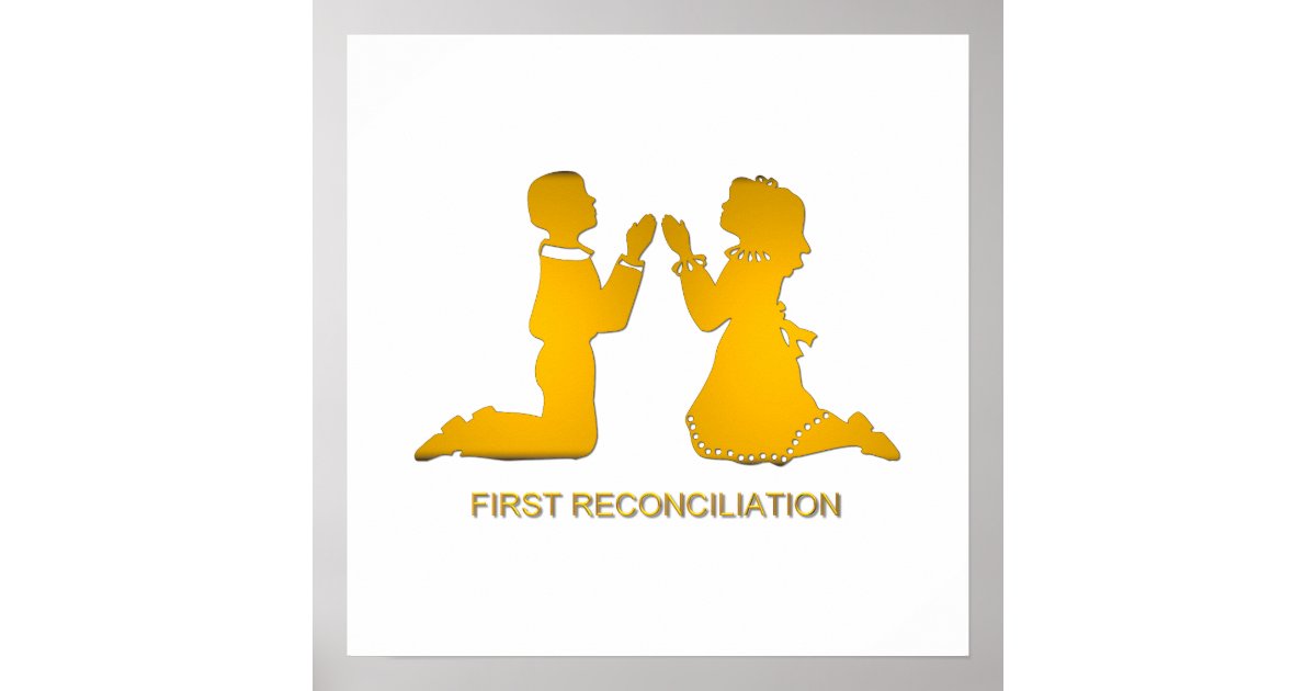 First Reconciliation Poster | Zazzle