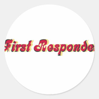 First Responder Stickers | Zazzle
