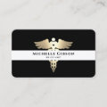 First Responder Rescue Medical Nurse EMS Caduceus Business Card | Zazzle