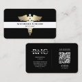 First Responder Rescue Medical Nurse EMS Caduceus Business Card | Zazzle