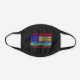 First Responders Frontline Fighters, Black Cotton Face Mask | Zazzle