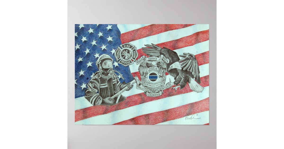 First Responders Poster | Zazzle