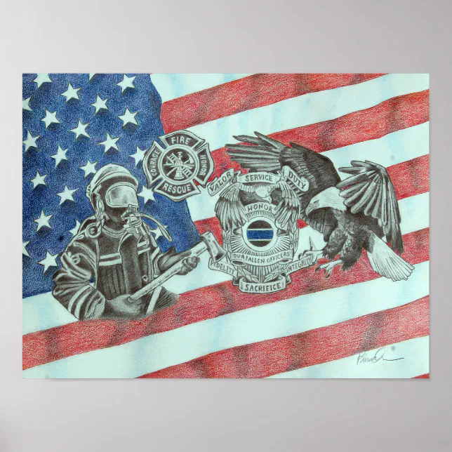 First Responders Poster | Zazzle