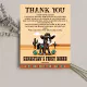 First rodeo birthday party thank you card | Zazzle