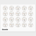 First Rodeo Cowboy Clothes Boy Birthday Classic Round Sticker | Zazzle