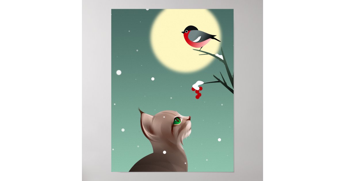 First snow poster | Zazzle