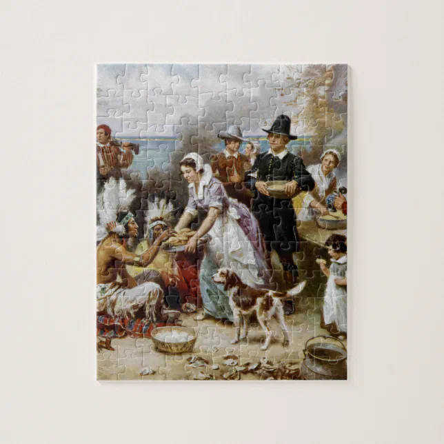 First Thanksgiving Jigsaw Puzzle | Zazzle