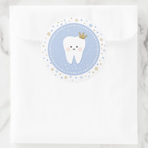 First Tooth Party Decorative Sticker | Zazzle