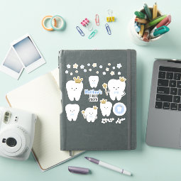 First Tooth Stickers, Scrapbooking or Party decor Sticker | Zazzle