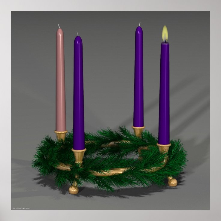First Week of Advent Poster | Zazzle