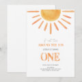 First Year Around the Sun 1st Birthday Invitation | Zazzle