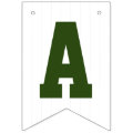 First Year Down Football Bunting Flags | Zazzle