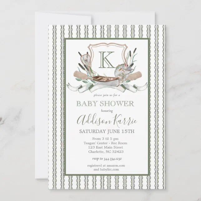 Fish Baby shower invitation | Zazzle