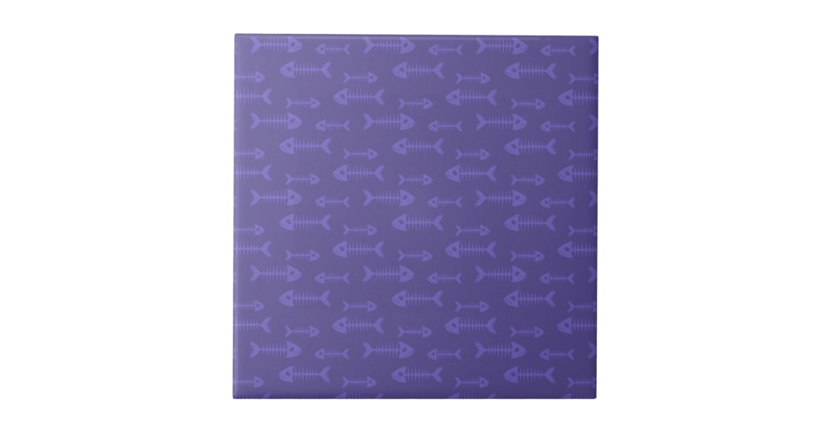 Fish Bone Pattern Tile | Zazzle