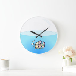 Fish Bowl Clock | Zazzle