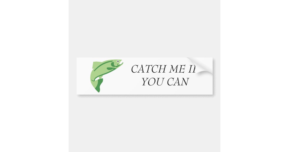 FISH BUMPER STICKER | Zazzle