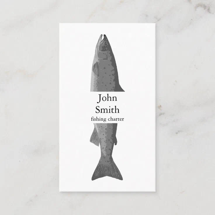 Fish business card | Zazzle