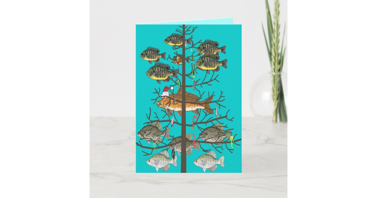 Fish Christmas Holiday Card | Zazzle