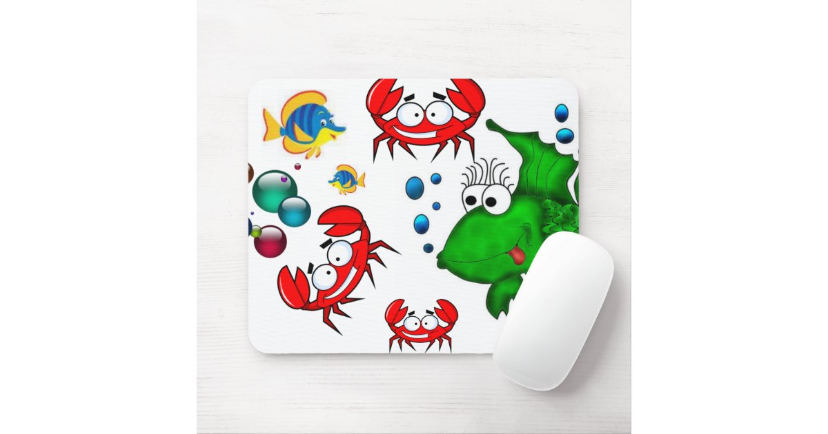 Fish Crab Mouse Pad! Mouse Pad | Zazzle