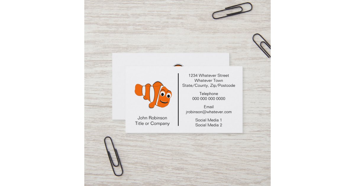 Fish Design Business Card | Zazzle