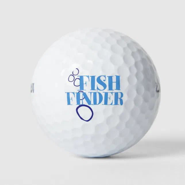 Fish Finder Golf Balls | Zazzle